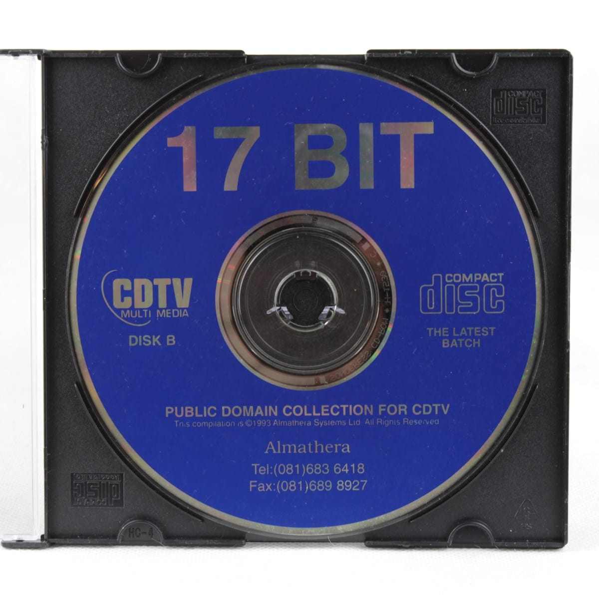 17 Bit Collection for Amiga CDTV - Disk B - WTS Retro