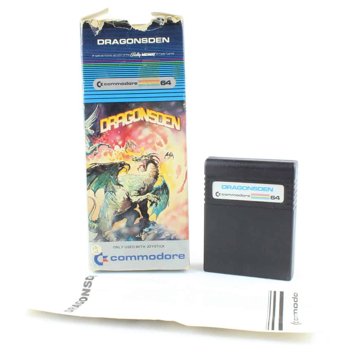Dragonsden (Commodore 64, Cartridge, Boxed) - Brugt software til C64