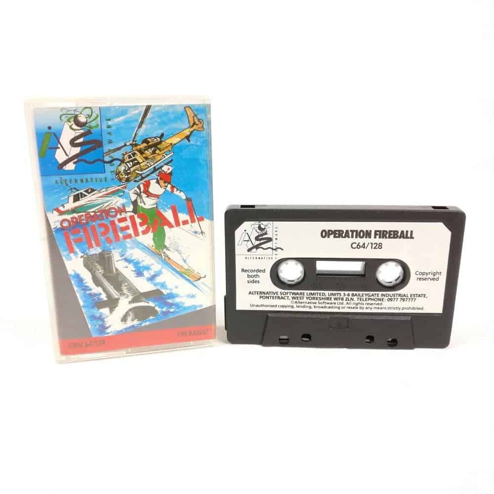 Operation Fireball (Commodore 64 Cassette)