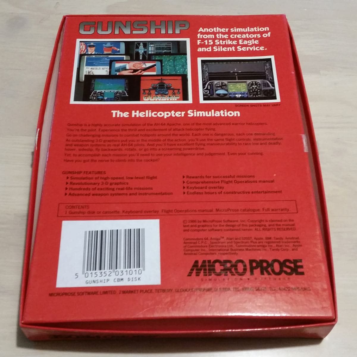 Gunship (C64 Disk) - WTS Retro - Køb her