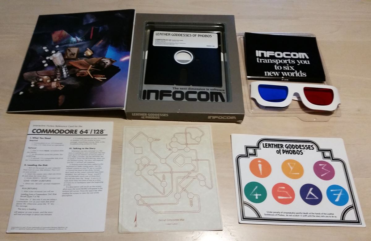 Leather Goddesses of Phobos (Infocom - C64 Disk) - WTS Retro