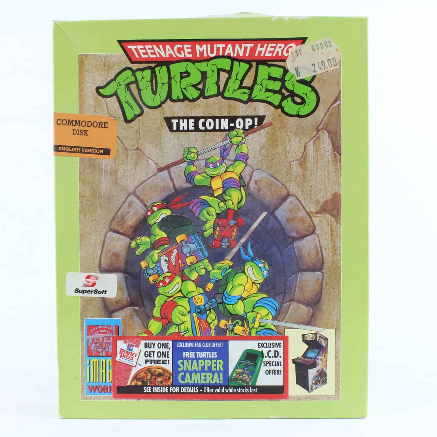 Teenage Mutant Hero Turtles: The Coin-Op! (Commodore 64 - Disk)