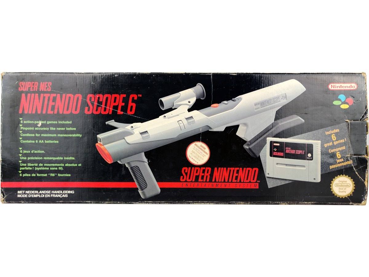 Super Nintendo Scope 6 komplet i kasse (FAH) - WTS Retro