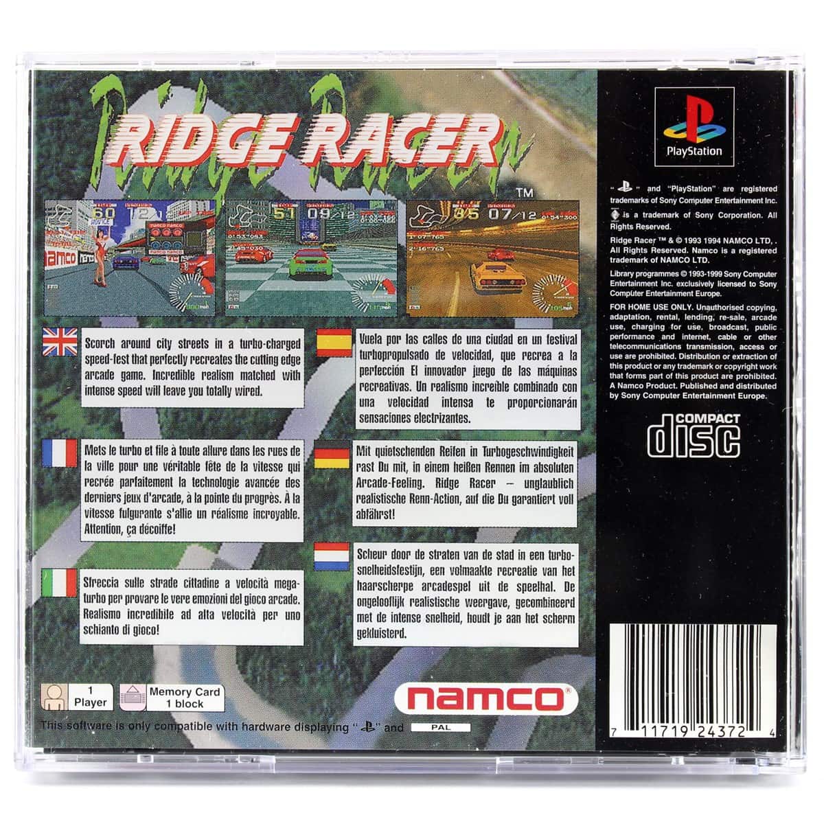 Ridge Racer (PS1) - WTS Retro - Køb spillet her