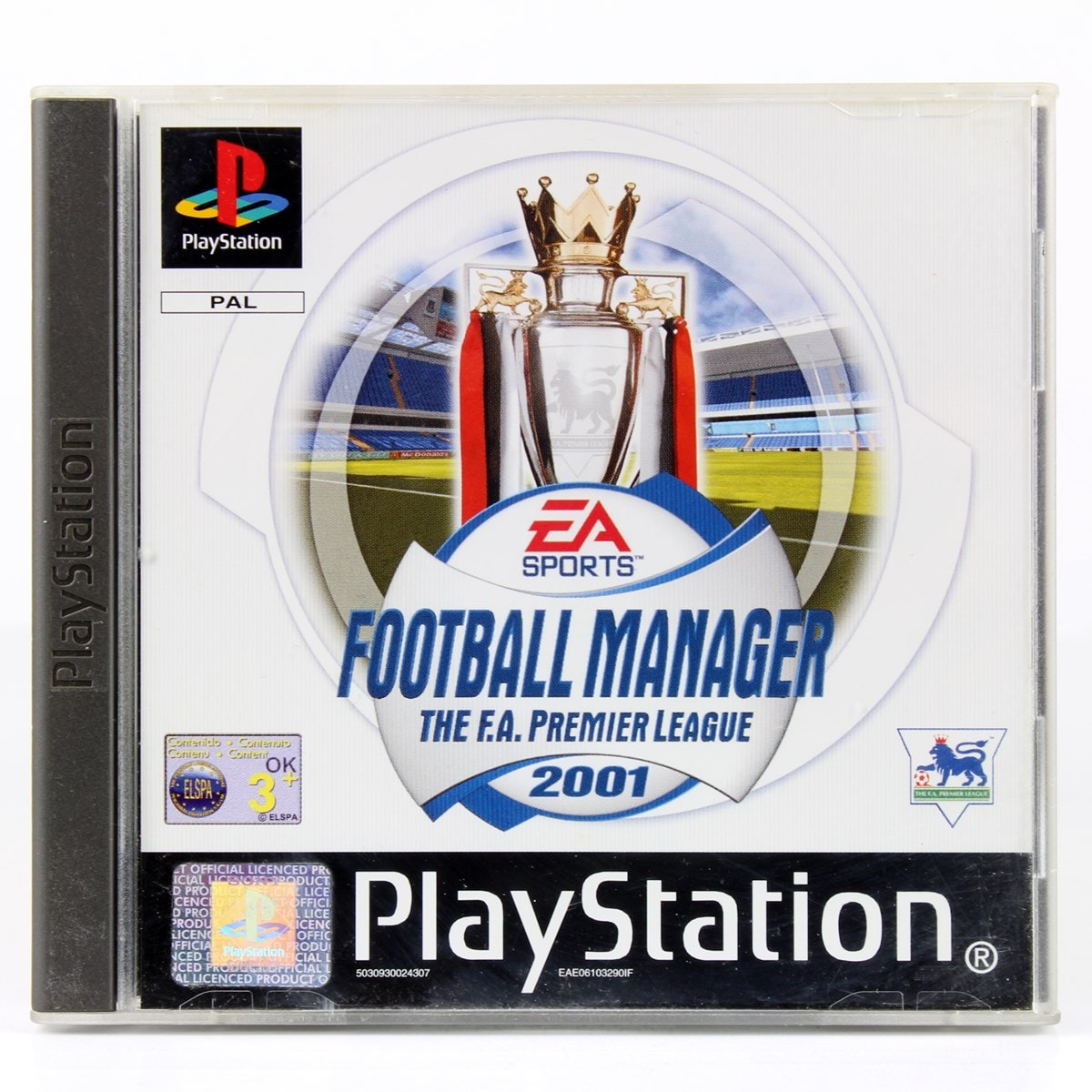 The F.A. Premier League Football Manager 2001 (PS1) - WTS Retro