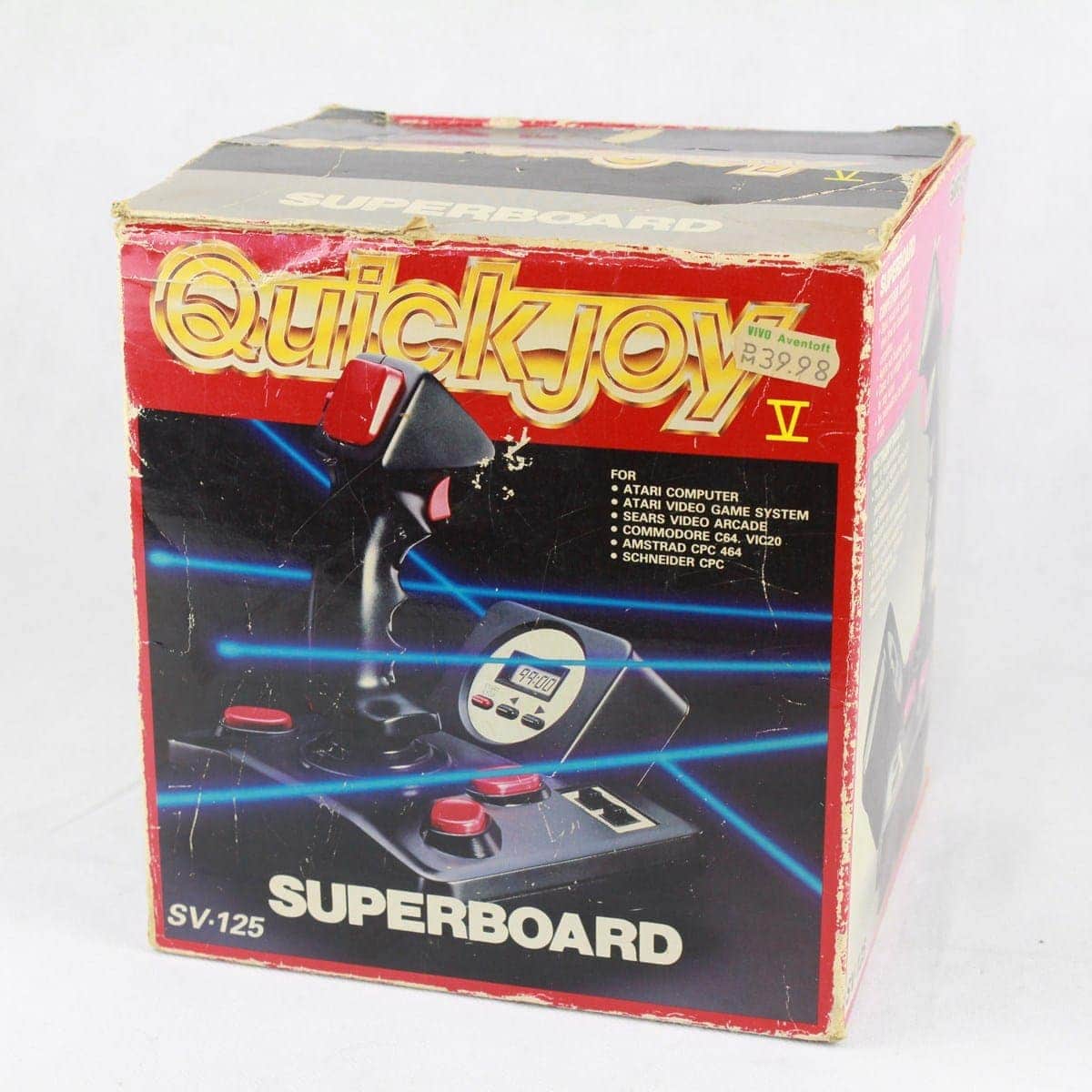 QuickJoy V SuperBoard Joystick til Amiga, Commodore, Atari og Sinclair