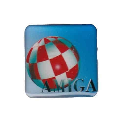 Amiga Logo Blue Ball Case Sticker (25 x 25mm)