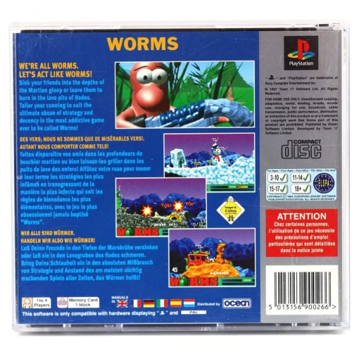 Worms (PS1) - WTS Retro - Køb spillet her