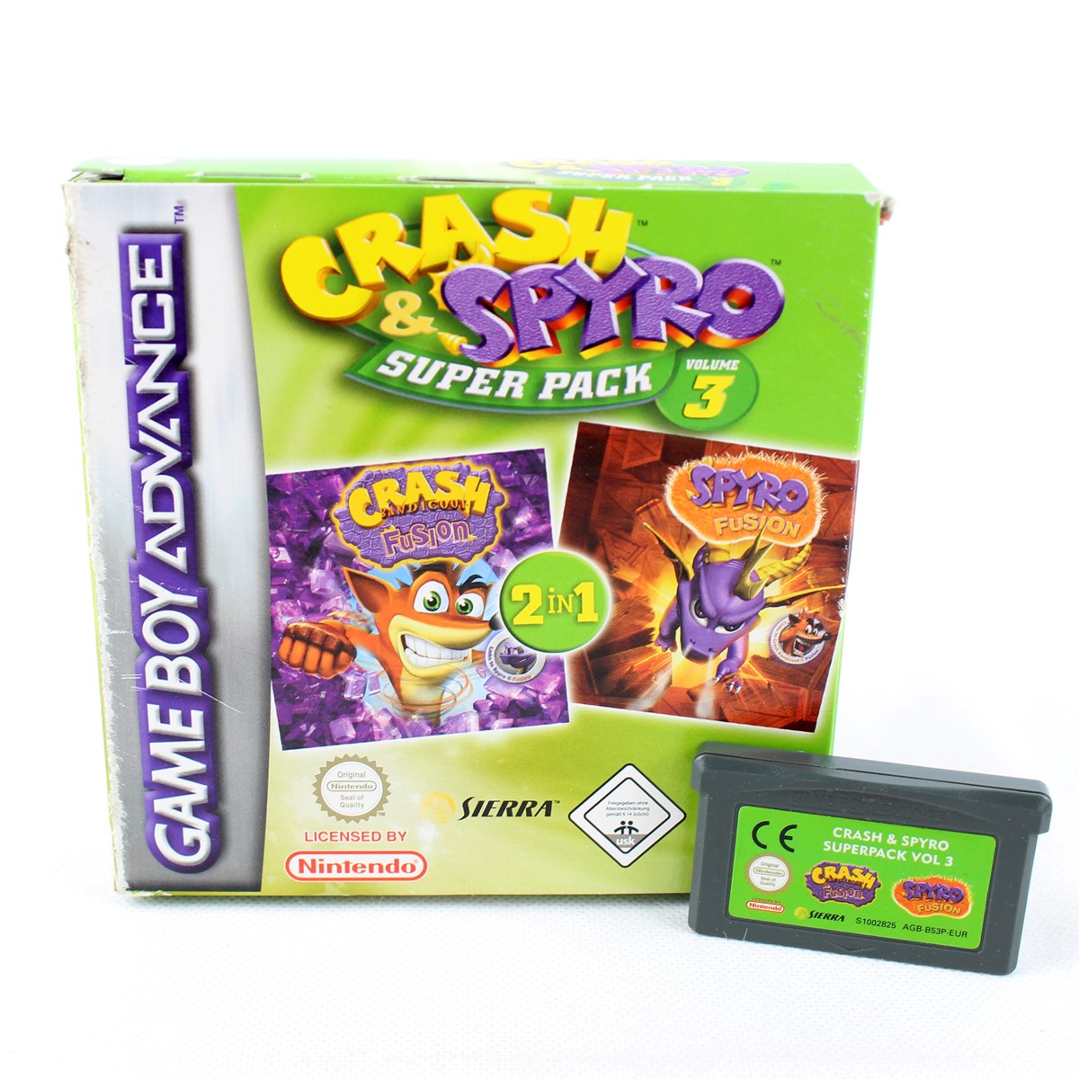 Crash & Spyro Superpack Vol. 3 (Game Boy Advance - Boxed) - WTS Retro