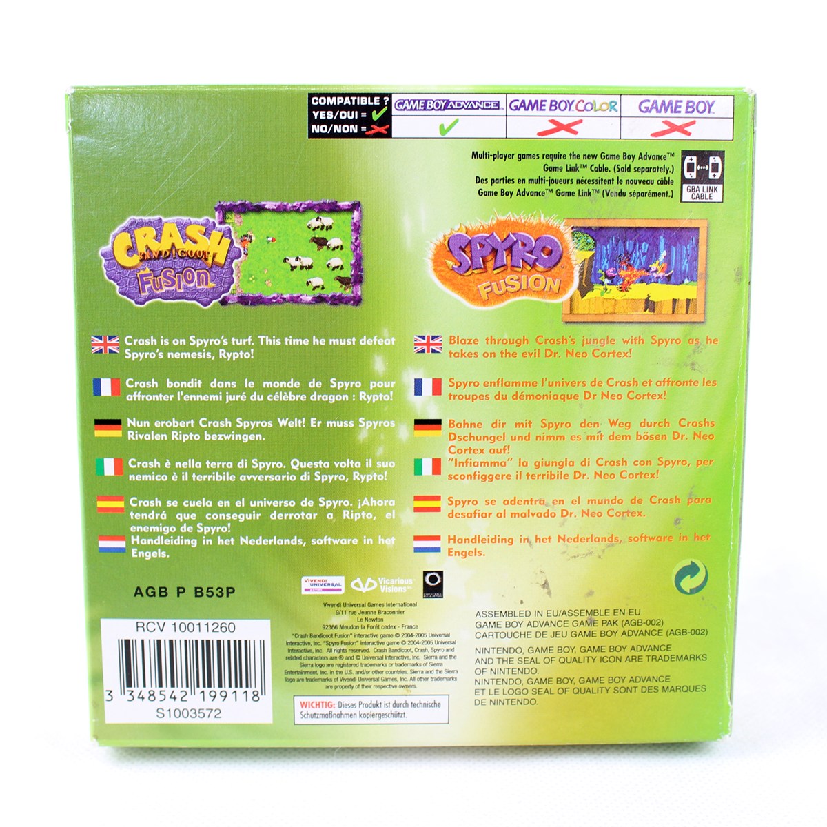 Crash & Spyro Superpack Vol. 3 (Game Boy Advance - Boxed) - WTS Retro