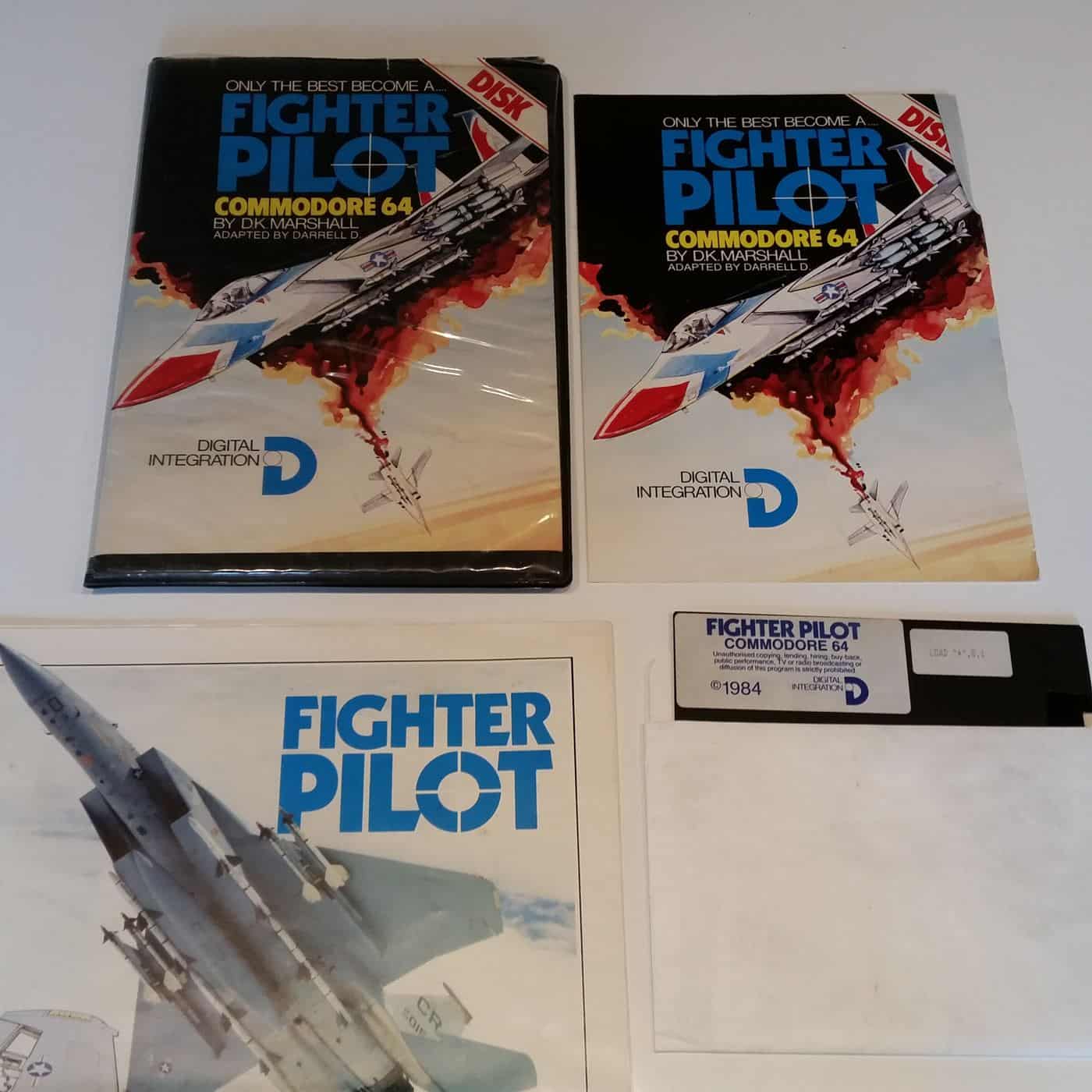 Fighter Pilot (Commodore 64 - Disk)