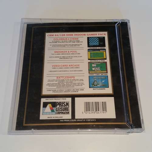 Indoor Games Pack (Commodore 64 - Disk)