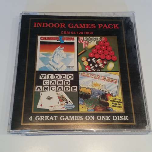 Indoor Games Pack (Commodore 64 - Disk)