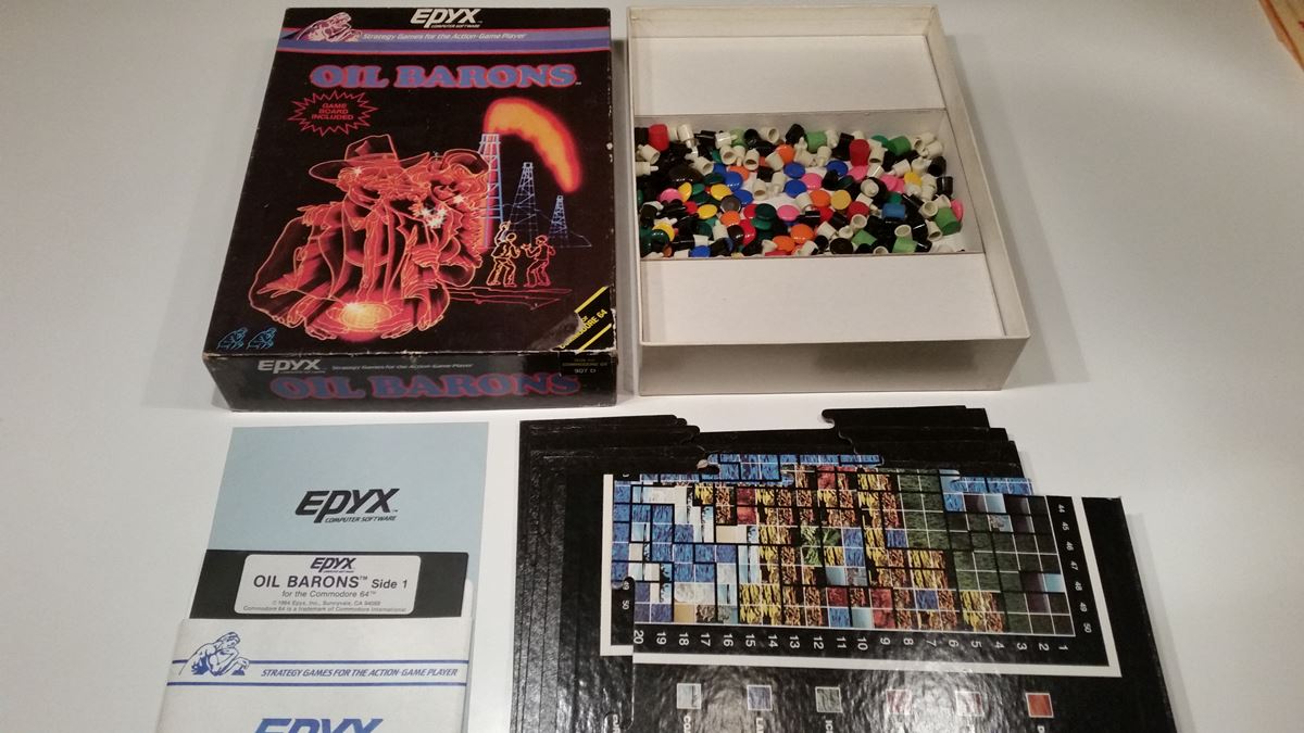 Oil Barons (C64 Disk) incl. Board Game - WTS Retro - Køb her