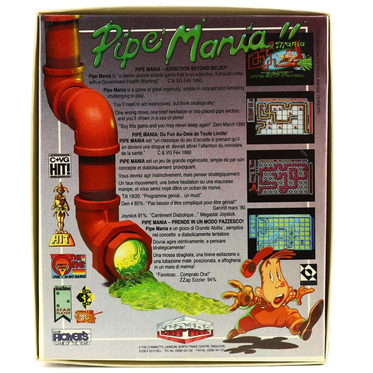 Pipe Mania (Commodore 64, Disk) - WTS Retro - Køb her