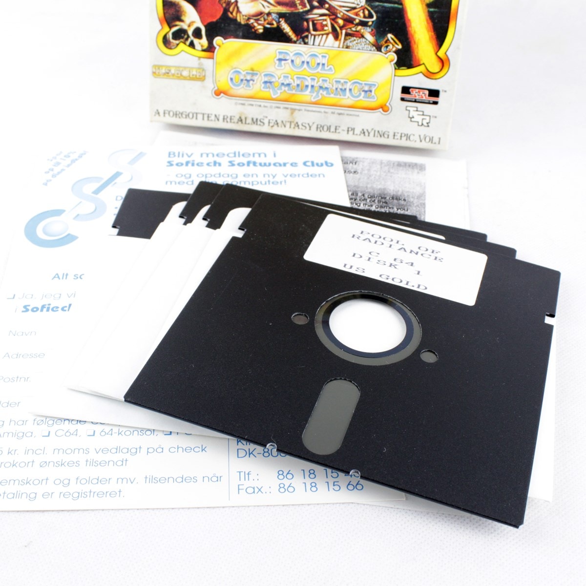 Pool of Radiance (C64, Disk) - WTS Retro - Køb spillet her