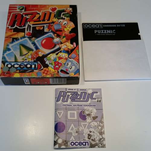 Puzznic (Commodore 64 - Disk)