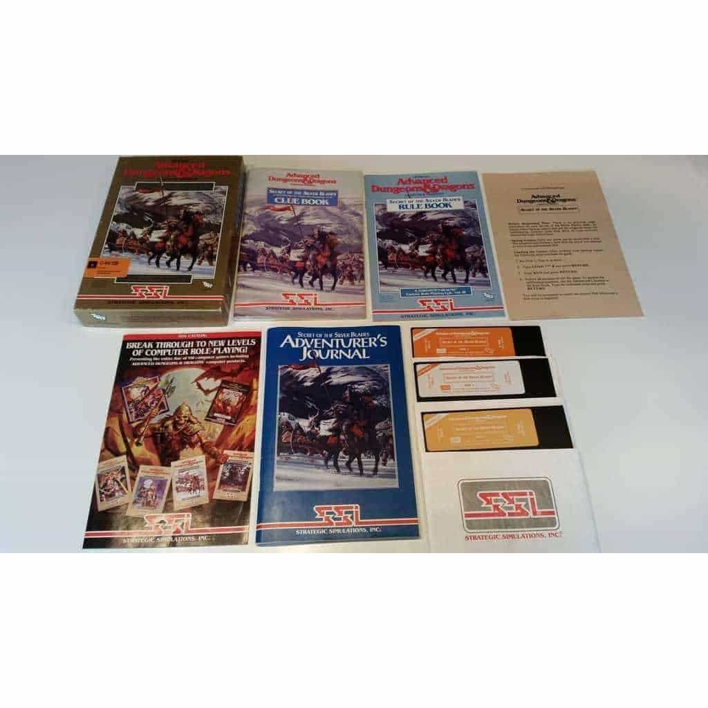 Secret of the Silver Blades (Commodore 64 - Disk)