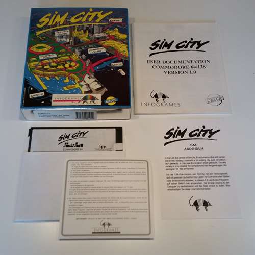 SimCity (Commodore 64 - Disk)