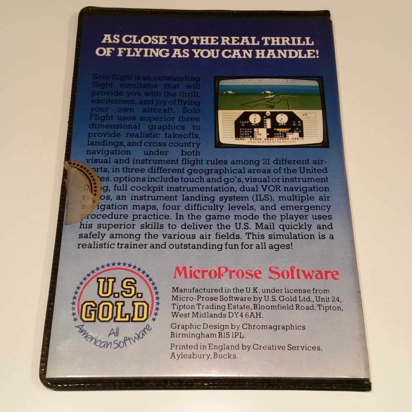 Solo Flight (Commodore 64 - Disk)