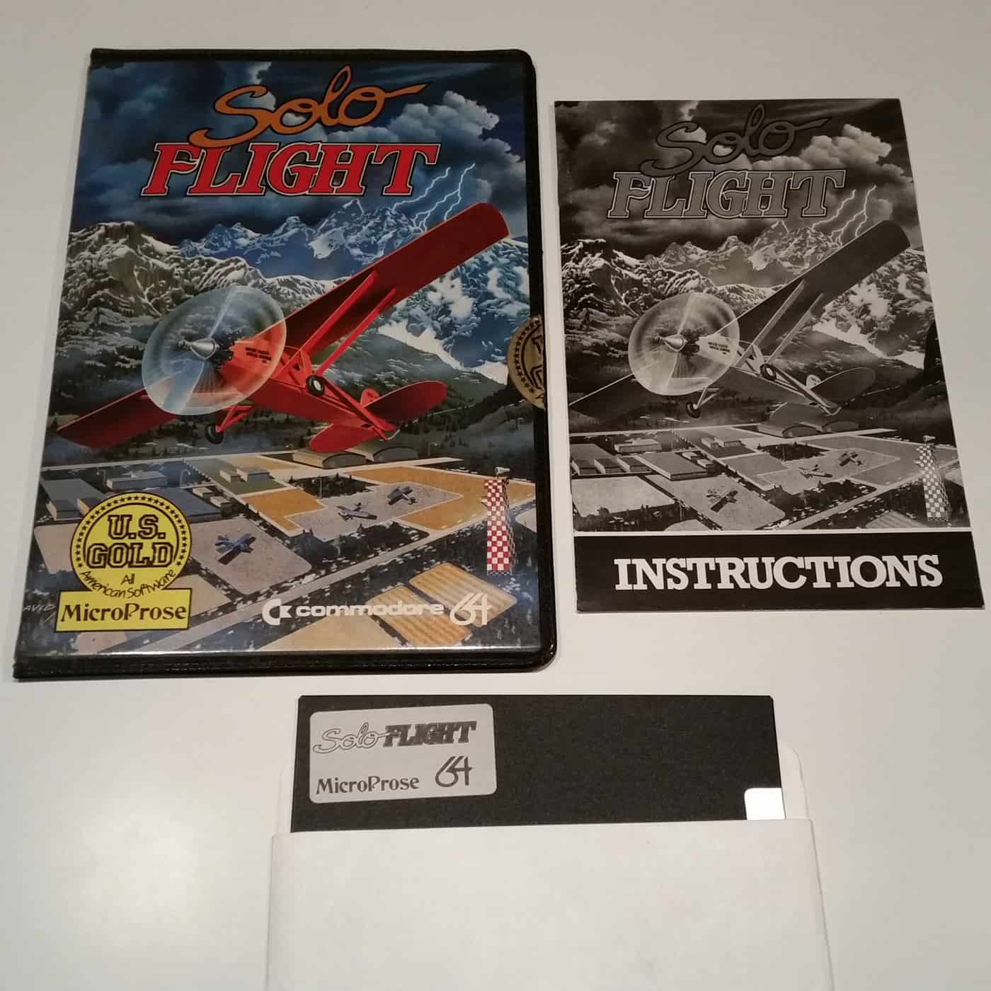 Solo Flight (Commodore 64 - Disk)