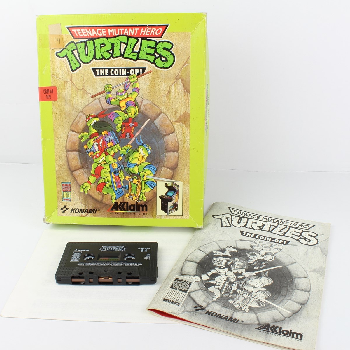 Teenage Mutant Hero Turtles: The Coin-Op! (C64 Cassette - Big Box ...
