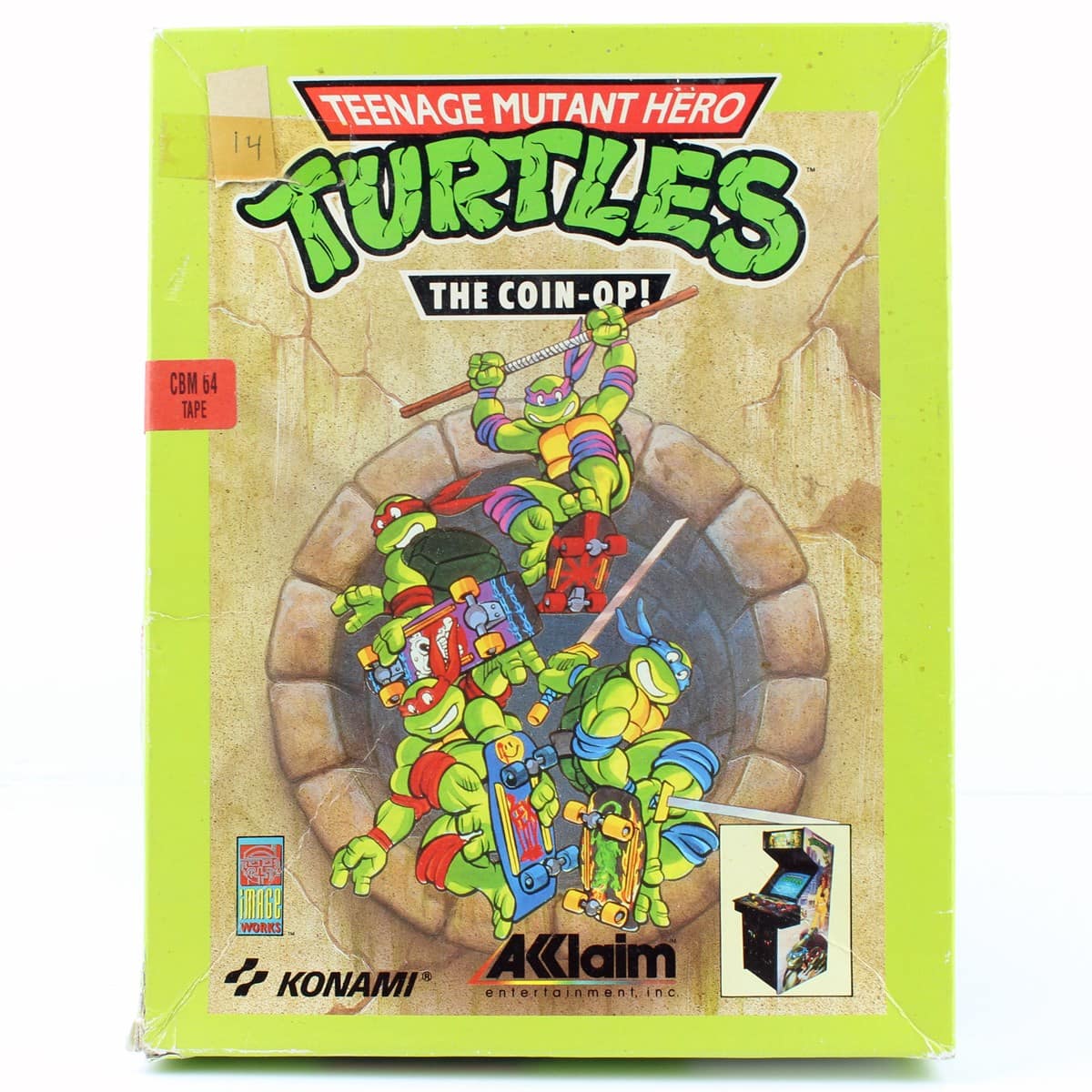 Teenage Mutant Hero Turtles: The Coin-Op! (C64 Cassette - Big Box ...