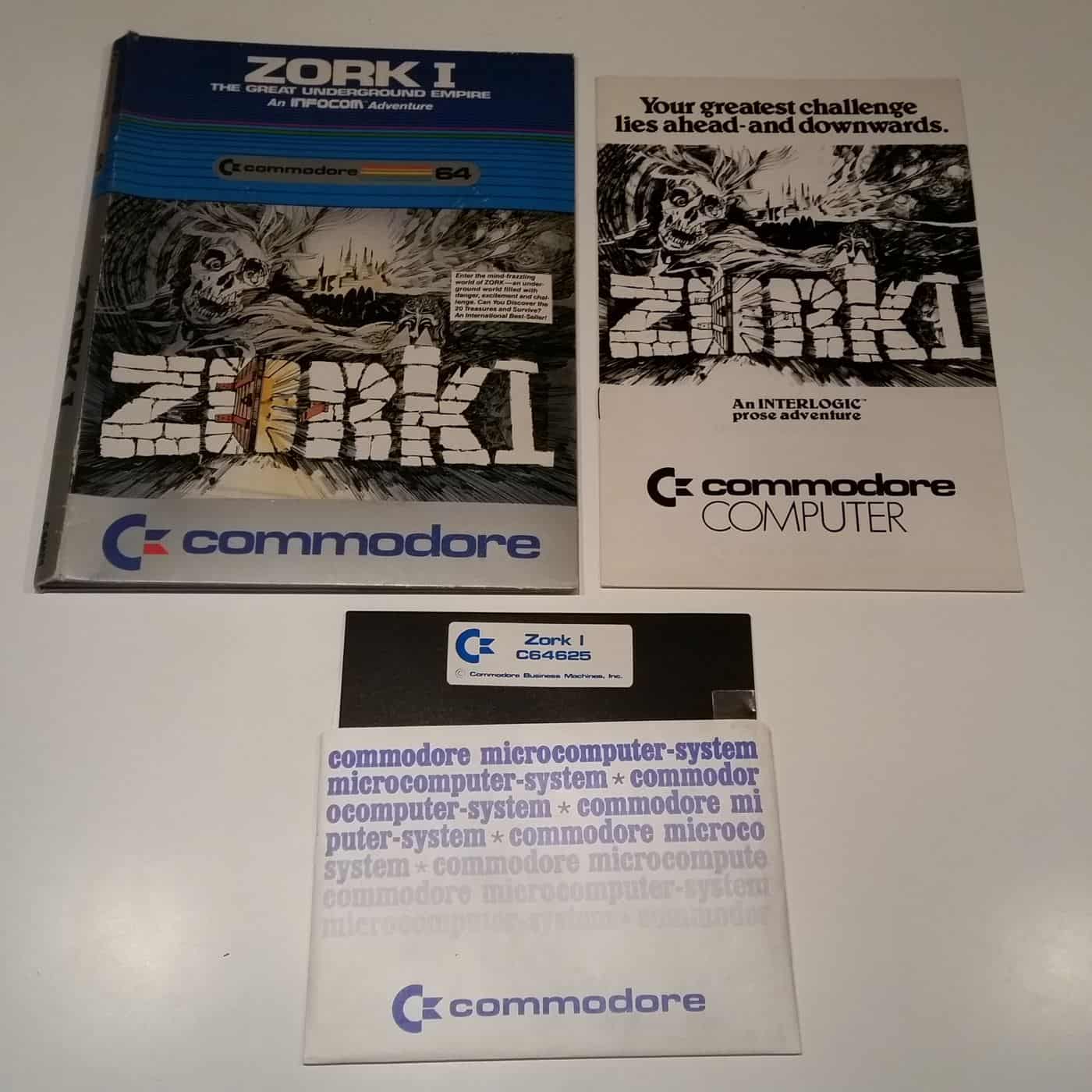 Zork I: The Great Underground Empire (Commodore 64 - Disk)