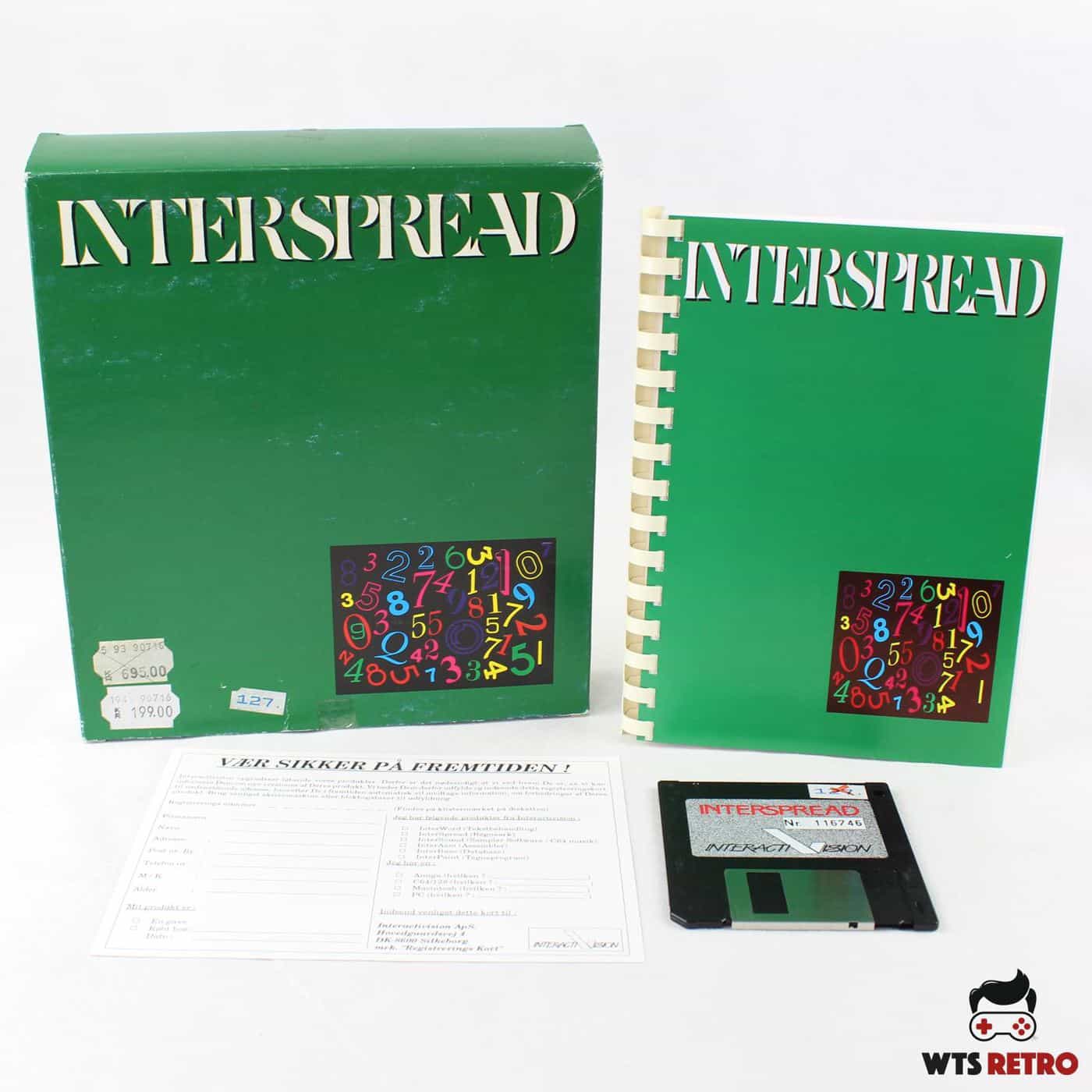 InterSpread til Amiga - Dansk udviklet regneark til Amiga.