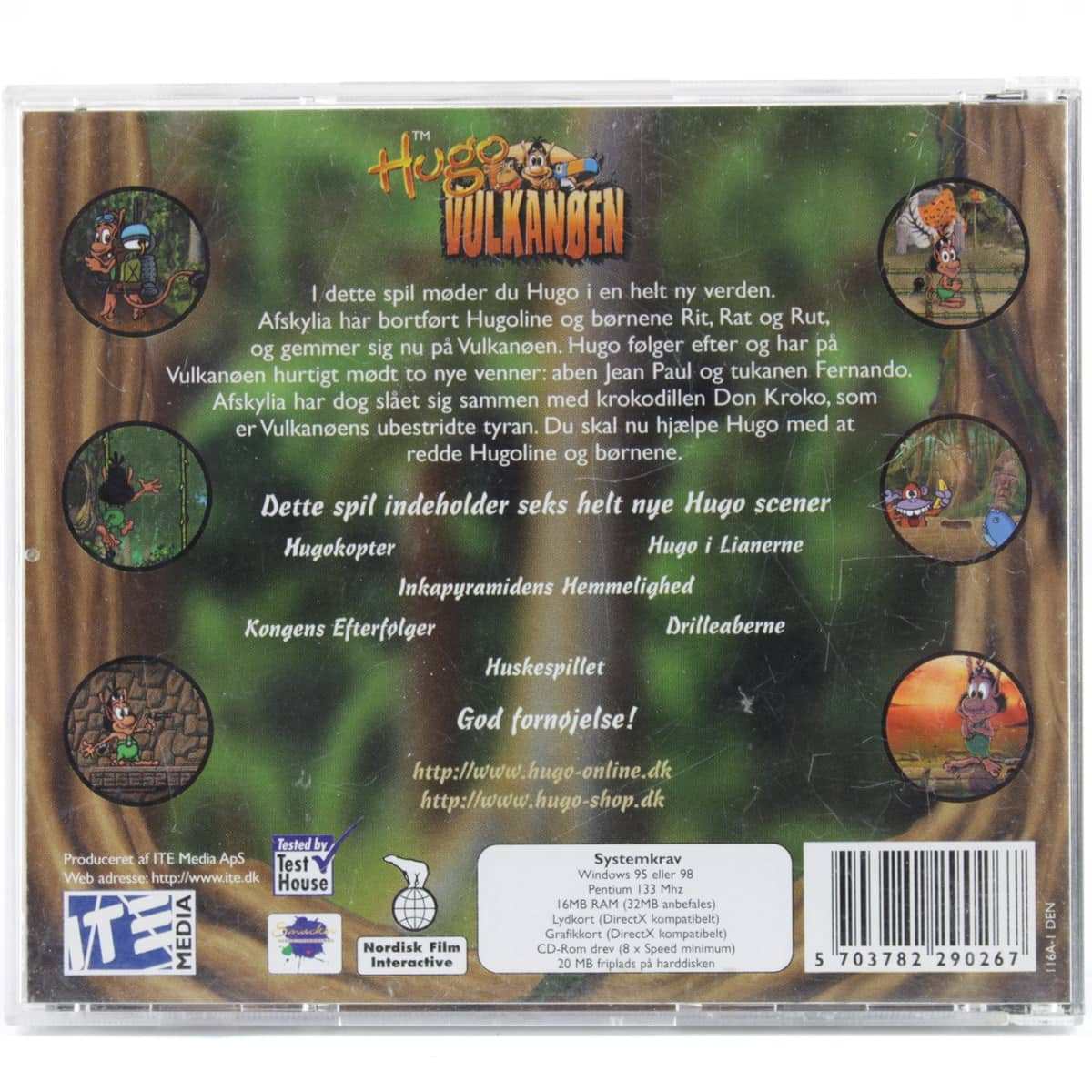 Hugo: Vulkanøen (PC Jewelcase) - WTS Retro - Køb spillet her