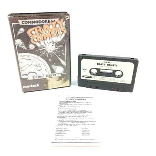 Crazy Comets (Commodore 64 - Cassette)