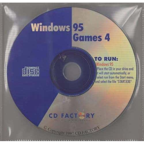 Windows 95 Games 4 (PC, CD)
