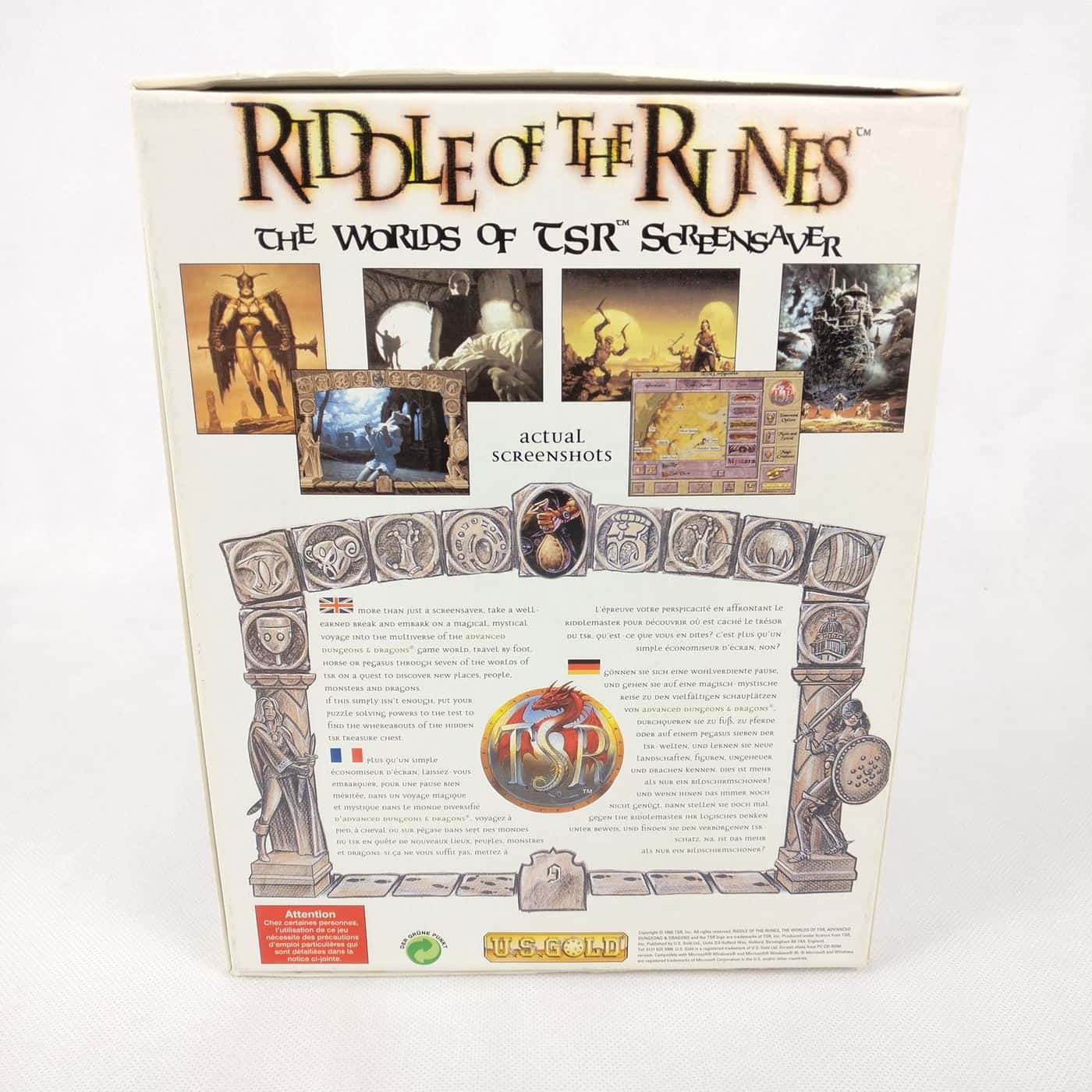 Riddle of the Runes: The World of TSR Screensaver (PC Big Box)