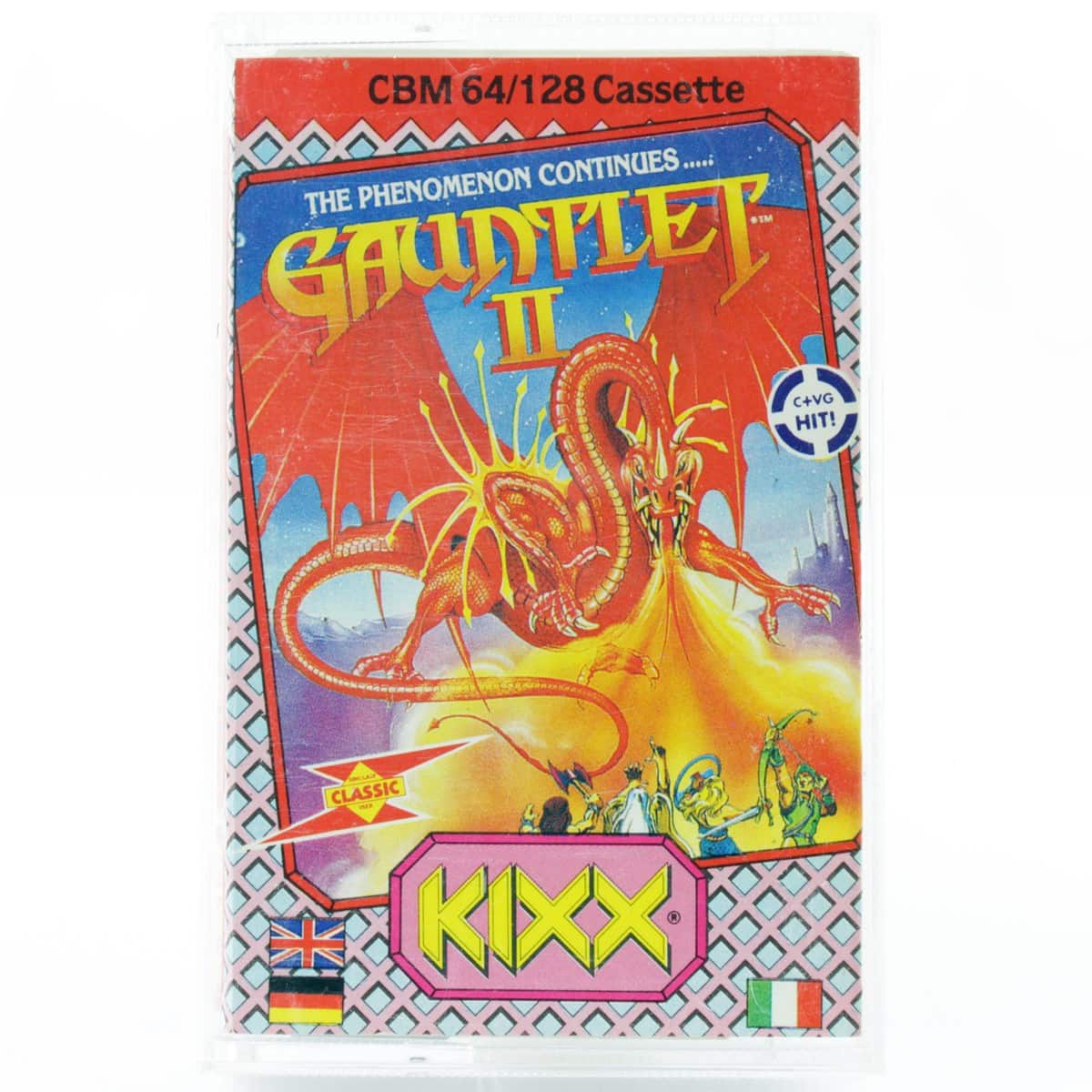 Gauntlet II (C64 Cassette - Kixx) - WTS Retro - Køb her