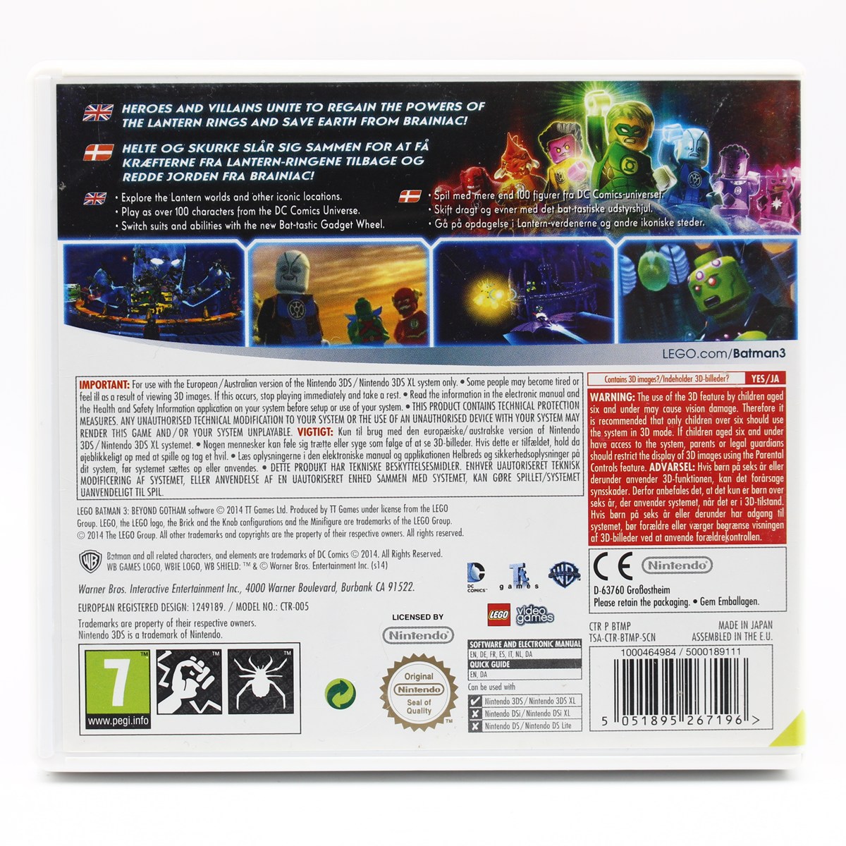 LEGO Batman 3: Beyond Gotham (Nintendo 3DS) - WTS Retro - Køb spillet her