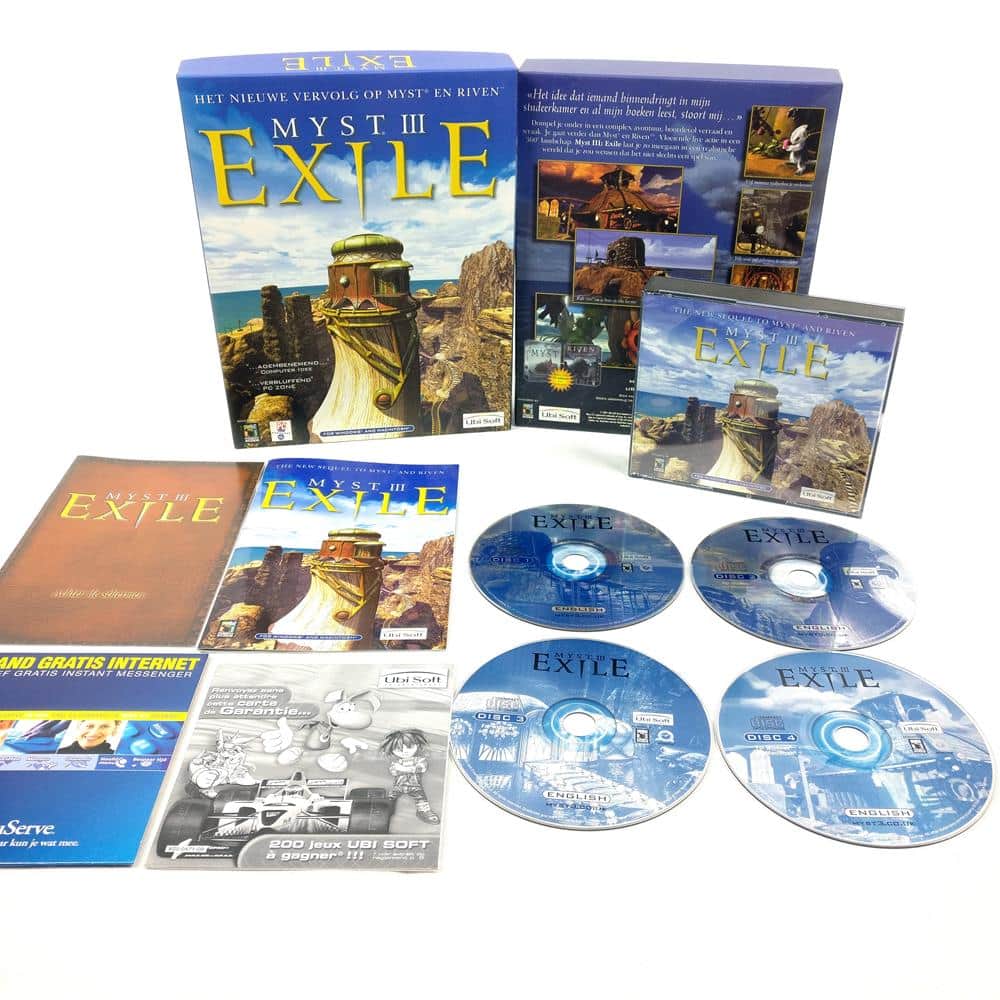 Myst III: Exile (PC Big Box, 2001, Presto Studios, Hollandsk udgave)