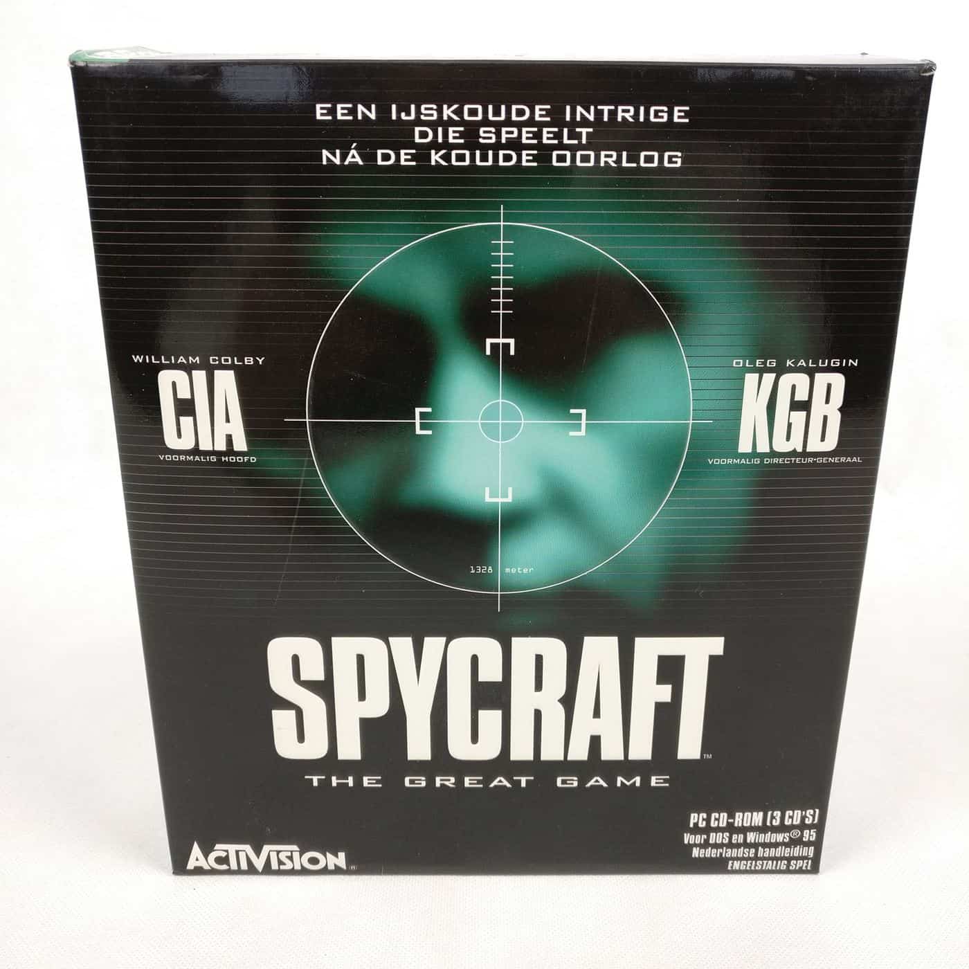 Spycraft: The Great Game (PC Big Box, 1996, Activision, Hollandsk udgave)