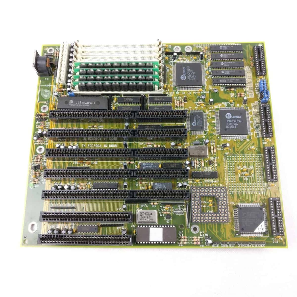 TK 82C390A 4N D08 386 ISA Bundkort - AMD 386DX-40 - 4MB RAM