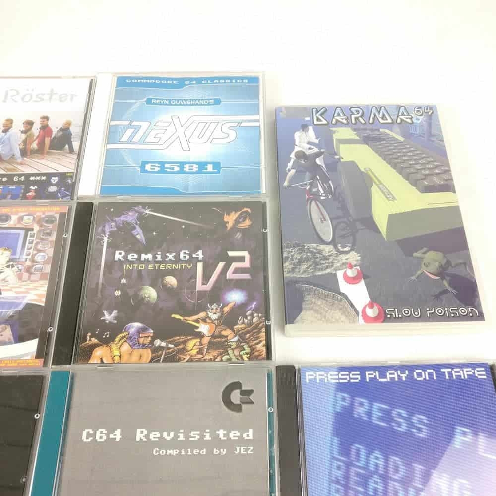 Samling med 15 Commodore 64 Musik Albums (Retro 8bit Musik)