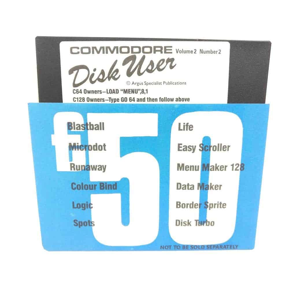 Commodore Disk User - Volume 2 - Number 2 (Commodore 64 - Disk)