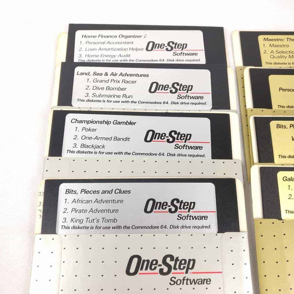 One-Step Software (Commodore 64) African Adventure, Pirate Adventure