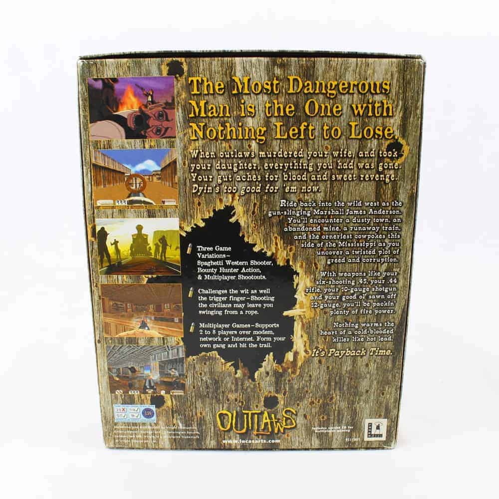 Outlaws (PC Big Box, 1997, LucasArts, English)