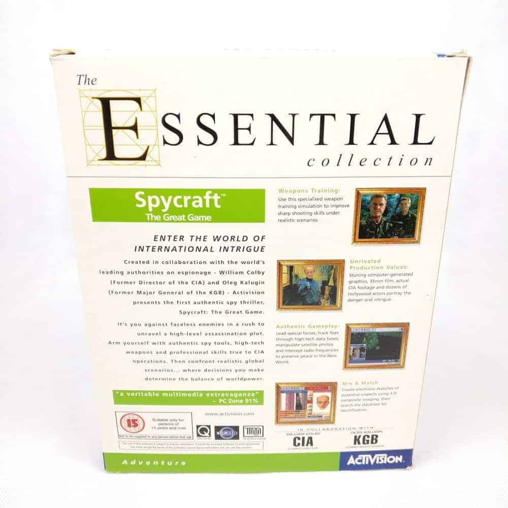 Spycraft: The Great Game (PC Big Box, Essential Collection, Activision)