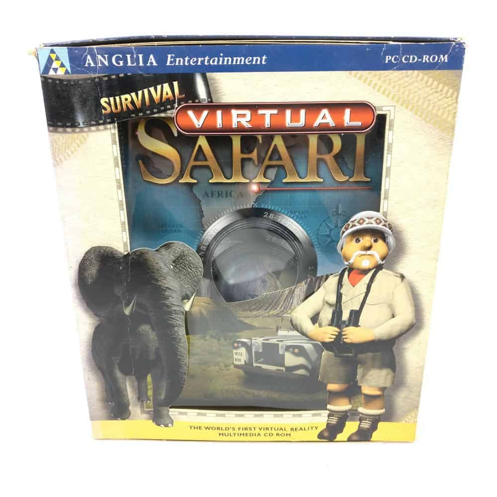 Virtual Safari (PC Big Box, 1996, Tele Virtual / Anglia Entertainment)