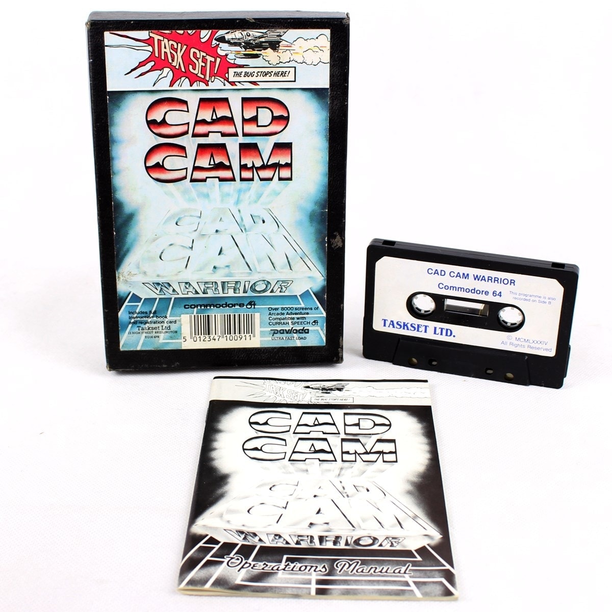 Cad Cam Warrior (Commodore 64) - WTS Retro