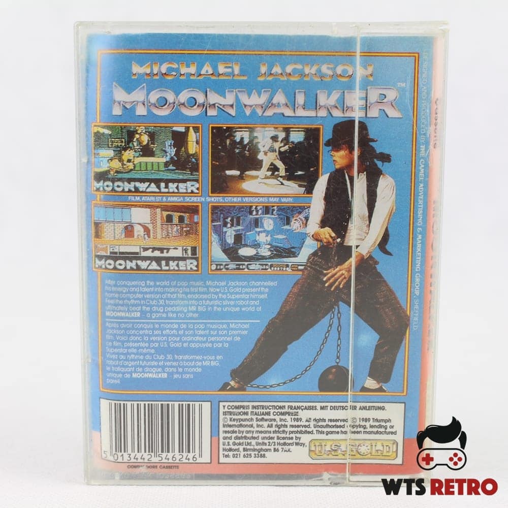 Michael Jackson's Moonwalker (Commodore 64 Cassette)