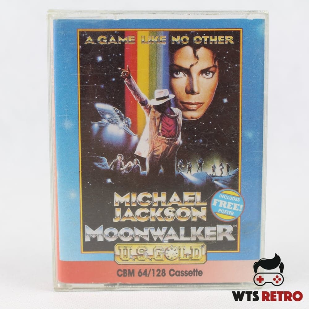 Michael Jackson's Moonwalker (Commodore 64 Cassette)