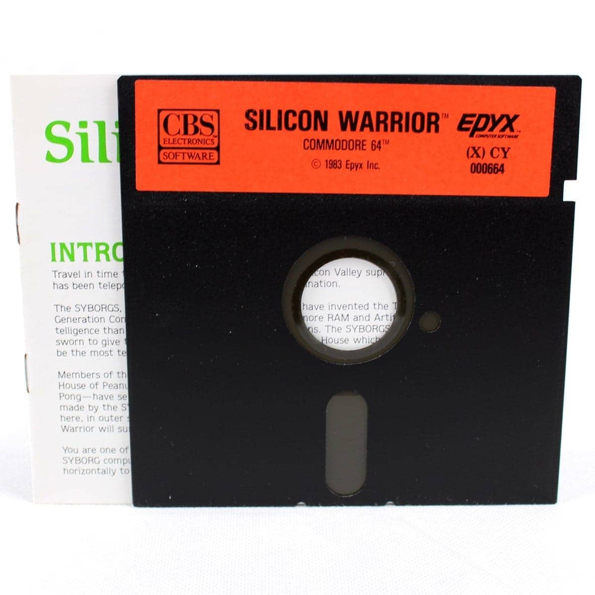 Silicon Warrior (C64 - Disk) inkl. manual - WTS Retro