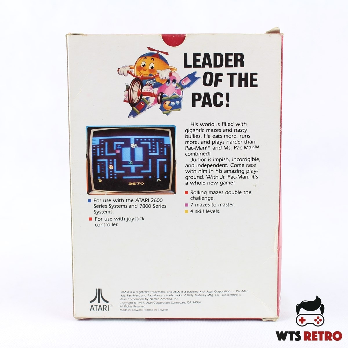 Jr. Pac-Man (Atari 2600 - Boxed)