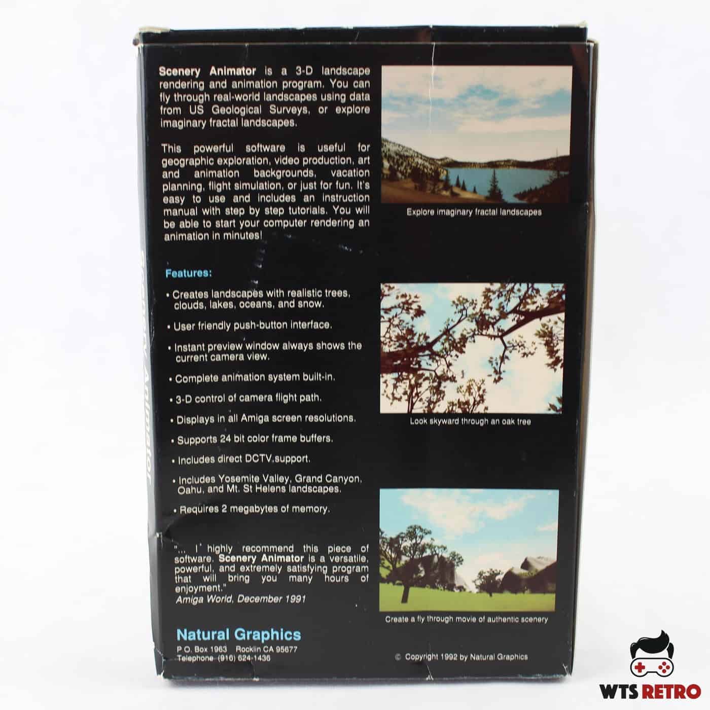 Scenery Animator 4.0 (Amiga) Brugt Amiga spil